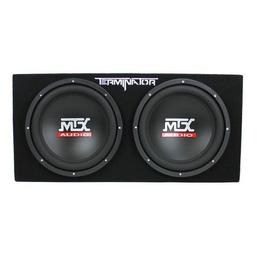 MTX TNE212D Audio Terminator Series 1,200-Watt Dual 12-Inch Sub ...